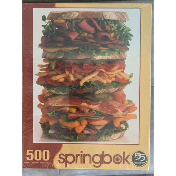 Springbok | Games | New Springbok Puzzle Snack Stack 50 Pieces 8 X 235 ...